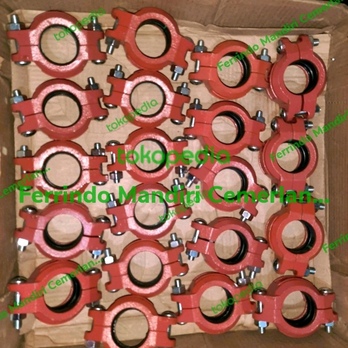 Jual Victaulic Flexible Coupling 1-1/2" 1.5" 1,5" Style 75 | Shopee Indonesia