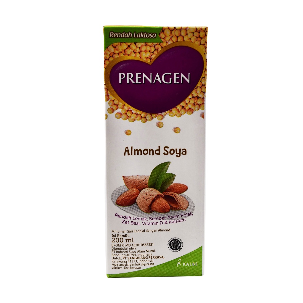 Jual Prenagen Mommy UHT Almond Barley Soya -185ml - 200ml | Shopee ...