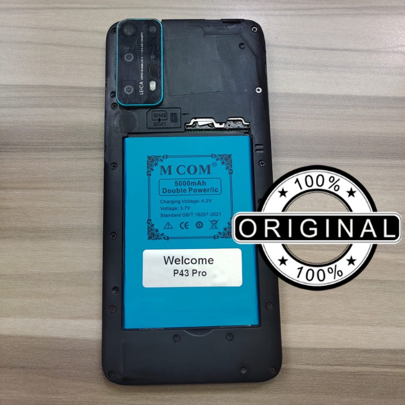 Jual Battery Batere Batre Baterai Double Power Mcom Welcome P43 Pro Kapasitas 5000 Mah | Shopee ...