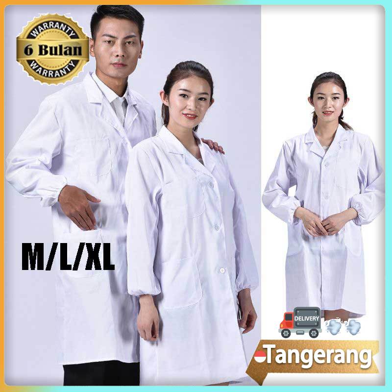 Jual Jas Lab / Jas Laboratorium / Baju Laboratorium / Baju Lab Lengan ...