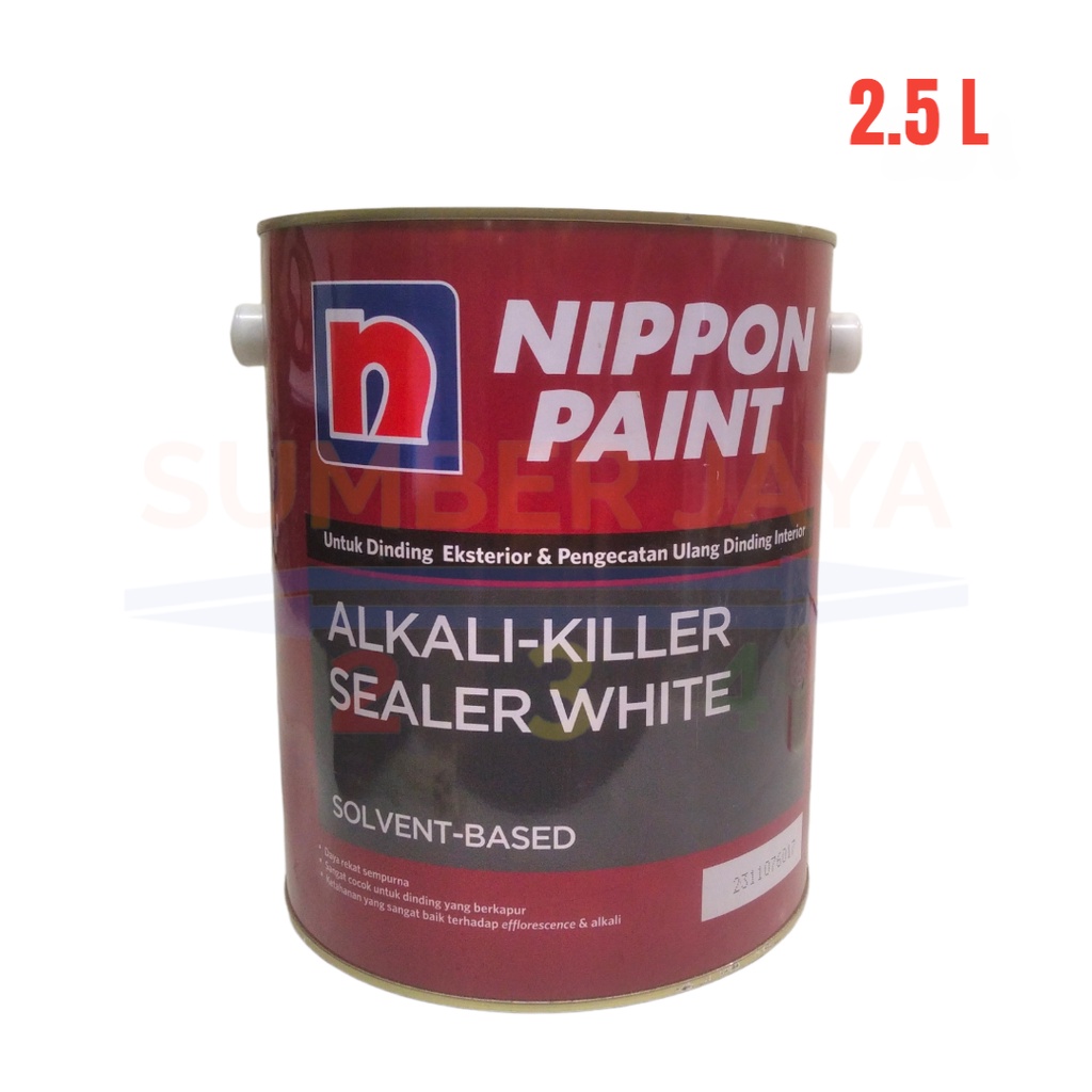 Jual Nippon Alkali Killer Sealer White 2.5 L / Cat Dasar Tembok Anti ...