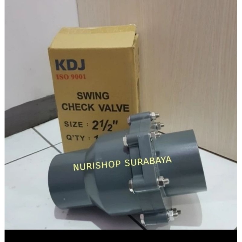 Jual CHECKVALVE 2.5" / CHECKVALVE 2.5 INCH / Check Valve pvc 2 1/2" KDJ ...