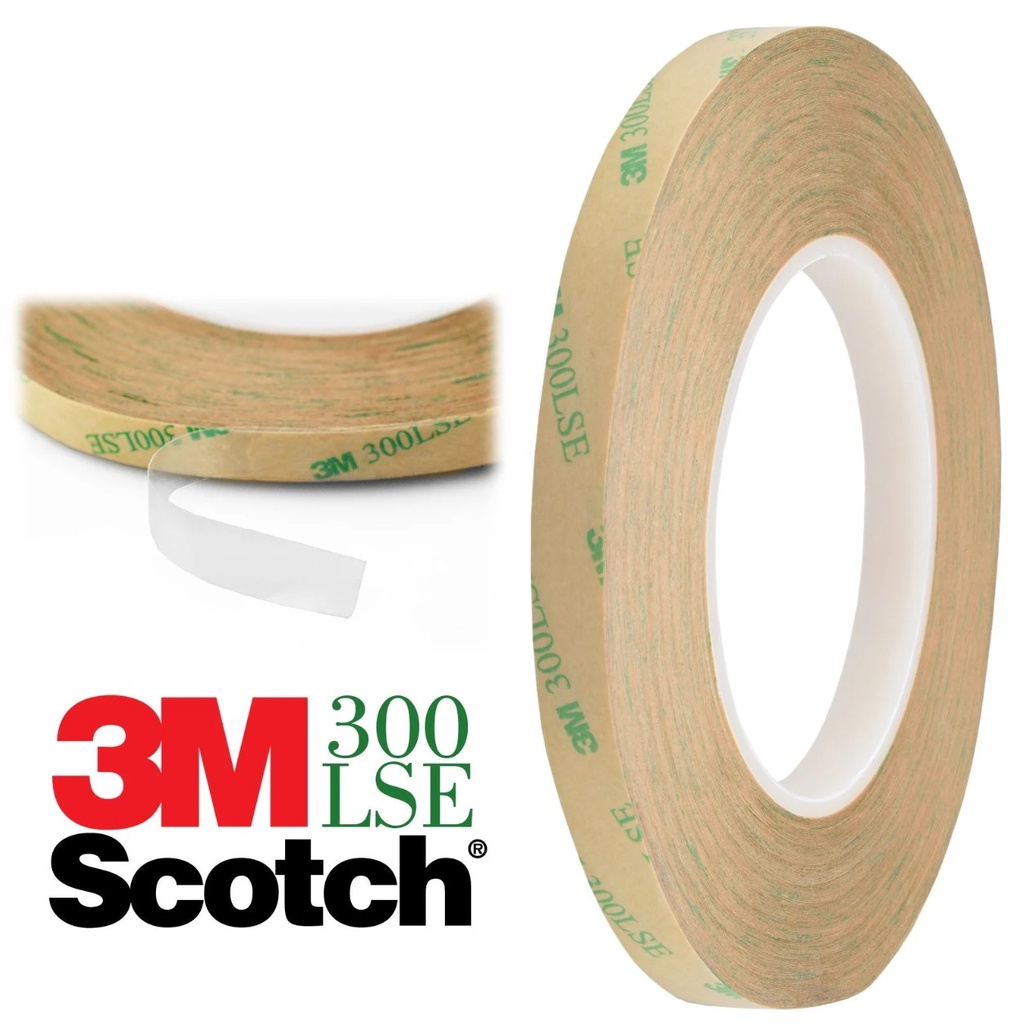 Jual Original 3M Double Tape Busa Tipis Lebar 5mm x 50 Meter Warna ...