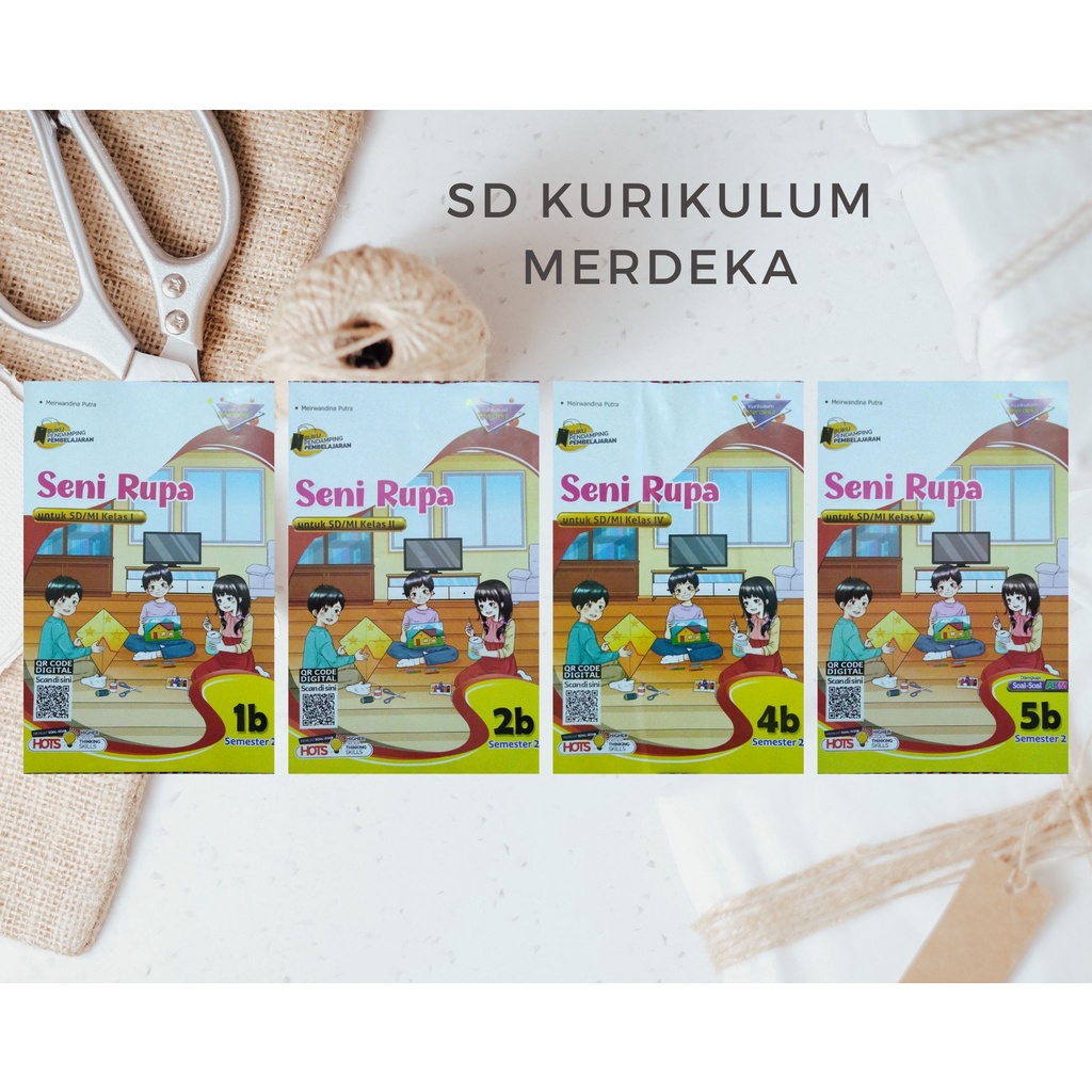 Jual Buku LKS Seni Rupa Kurikulum Merdeka - SD MI Kelas 1 2 4 5 - Semester Genap | Shopee Indonesia