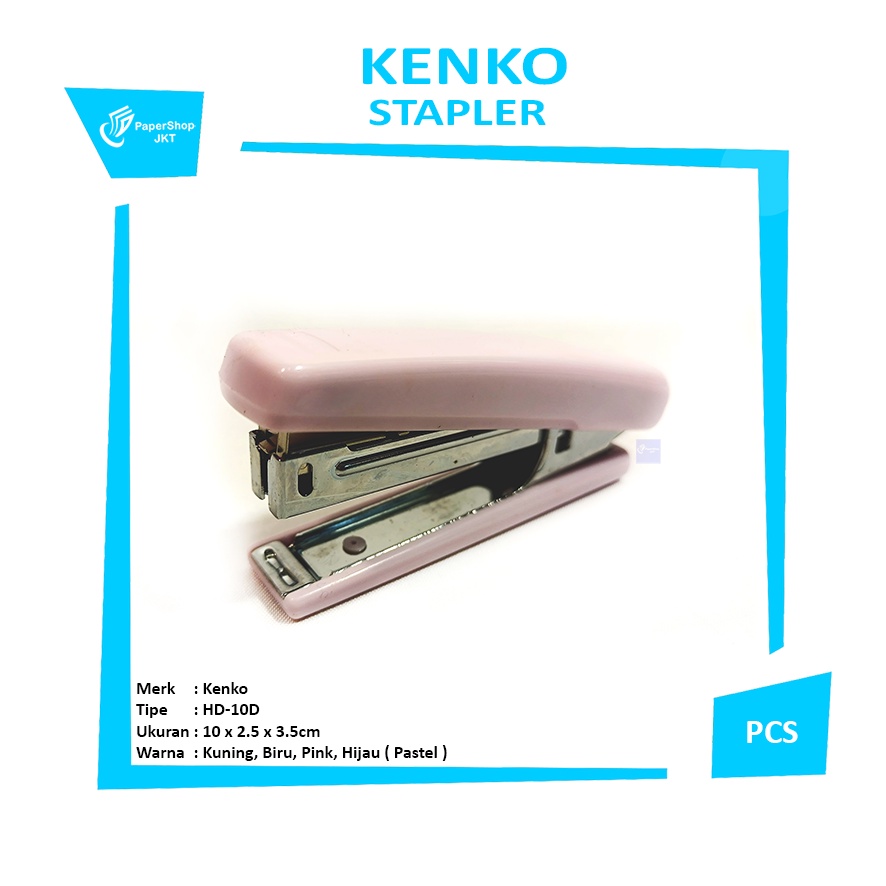 Jual KENKO - Stapler HD-10D Pastel - Pcs | Shopee Indonesia