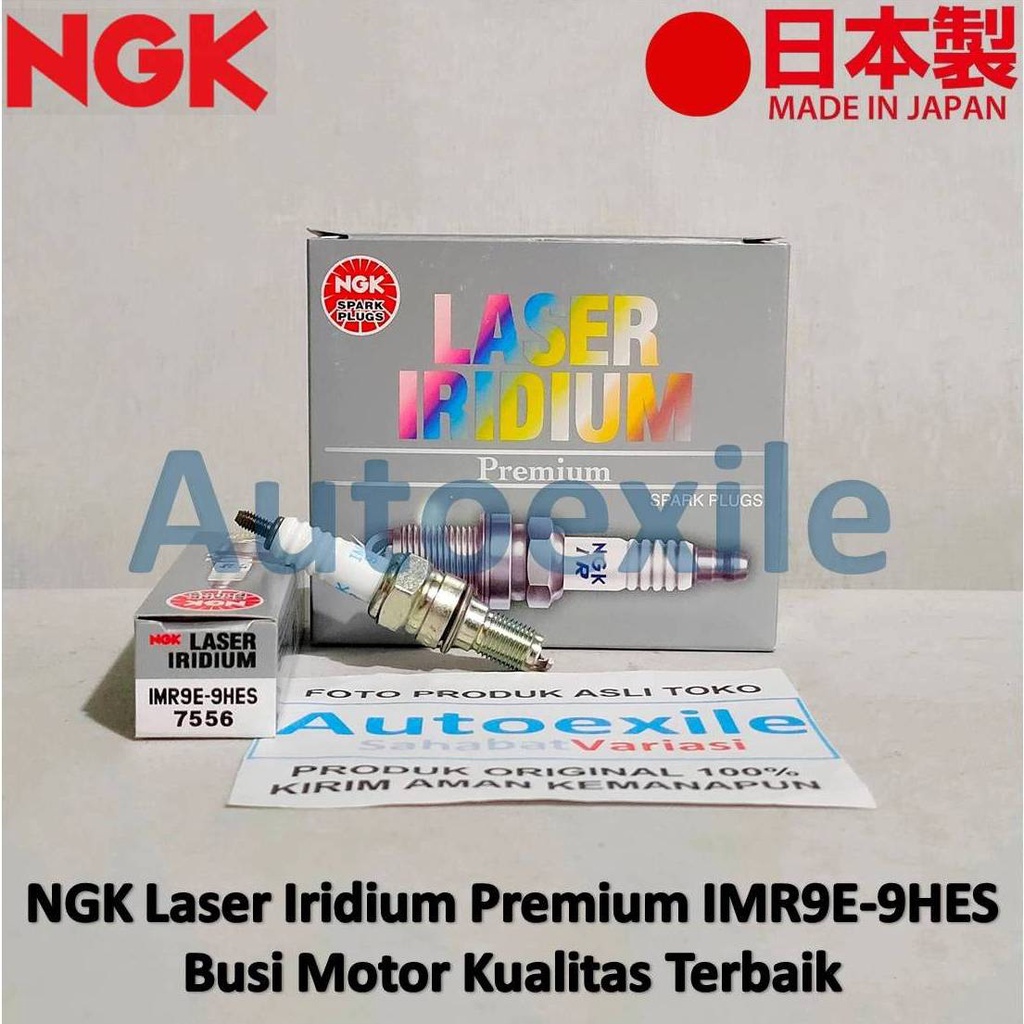 Jual Busi Motor NGK LASER IRIDIUM Premium IMR9E-9HES IMR9E9HES Original Spark Plugs 7556 Honda ...
