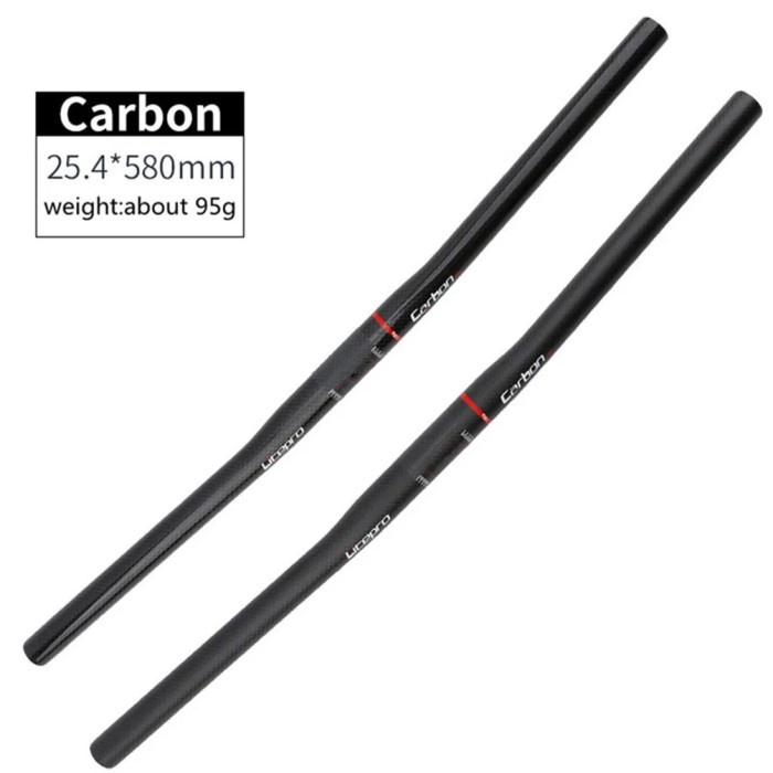 Jual Handle Bar Stang Sepeda LITEPRO Carbon Flatrise 25.4*580mm Black | Shopee Indonesia