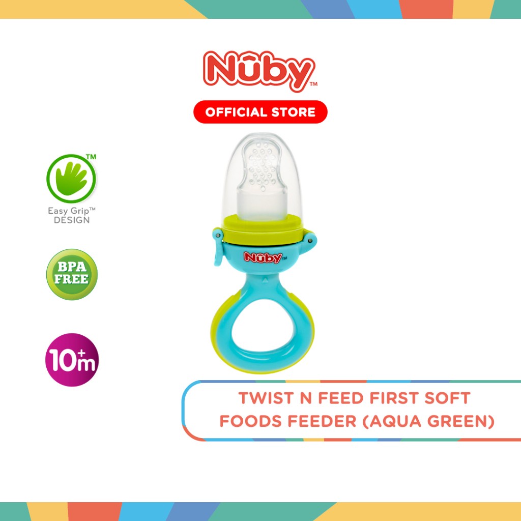 Jual Nuby Twist N Feed First Soft Foods Feeder 10m+ | Shopee Indonesia