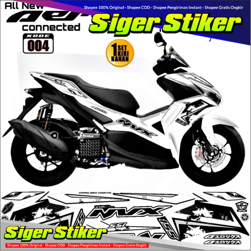 Jual Decal Sticker Striping Variasi Aerox New NVX 155 All New Aerox 155 ...