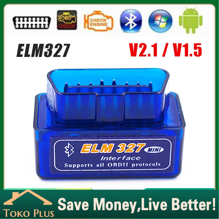Jual ELM327 Bluetooth OBD2 ELM 327 Mini OBD OBD2 Bluetooth Wireless Car ...