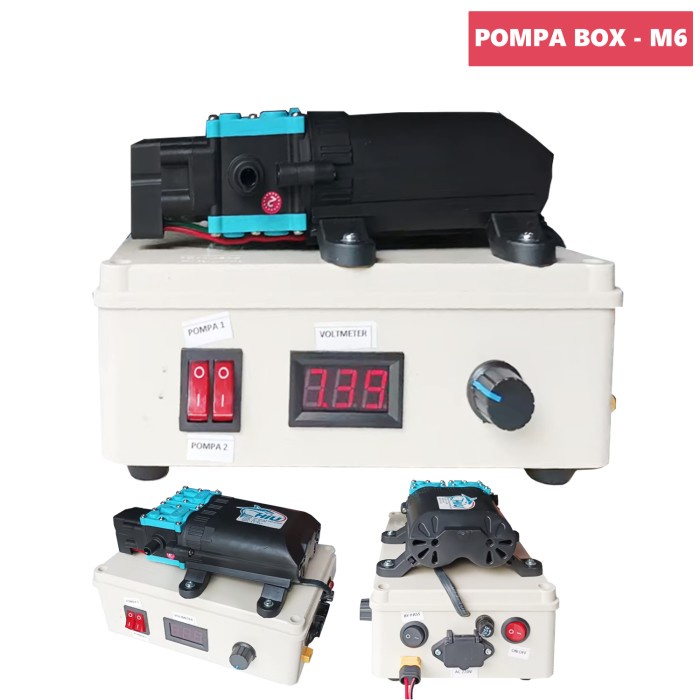 Jual Paket Pompa Box M-Series Hiu Dual pump - Series M6 | Shopee Indonesia