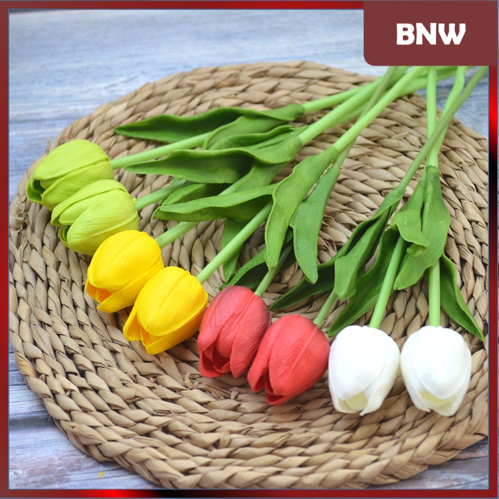 Jual BNW - Bunga T1 Tulip 1 Kuntum Bahan Latex Bunga Palsu Plastik ...