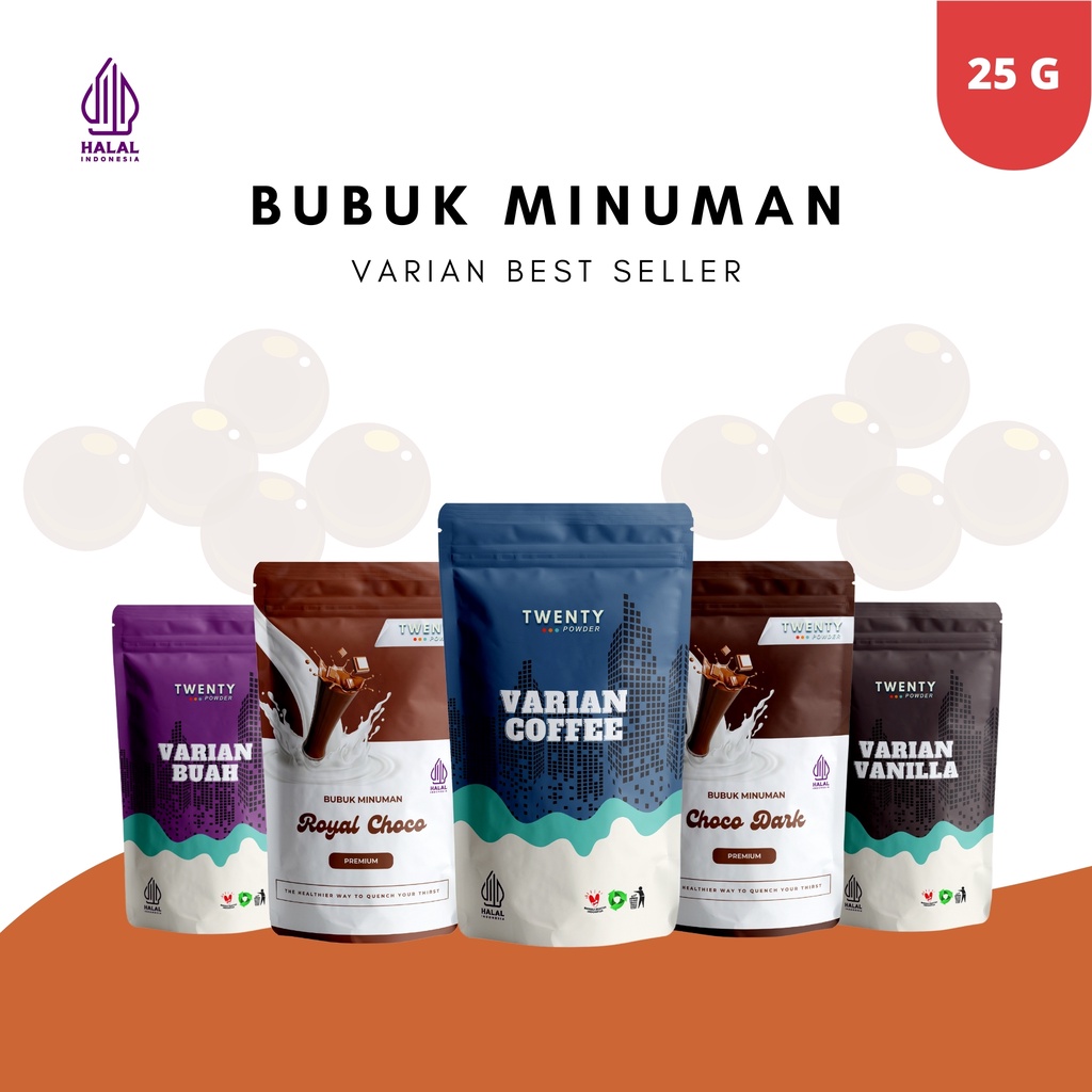 Jual Minuman Bubuk Sachet 25 Gr Rasa Premium Aneka Rasa Bubuk Minuman ...