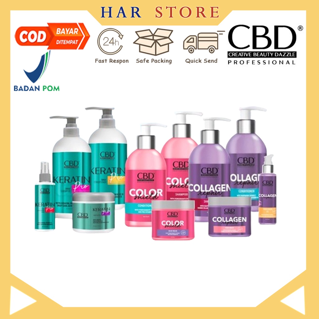 Jual CBD Professional Series | Hair Treatment Keratin Pro | Color ...