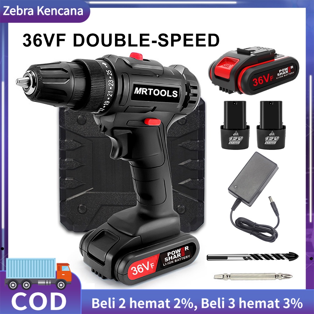Jual Mesin Cordless Screwdriver Multifunction Electric Screwdriver Bor ...
