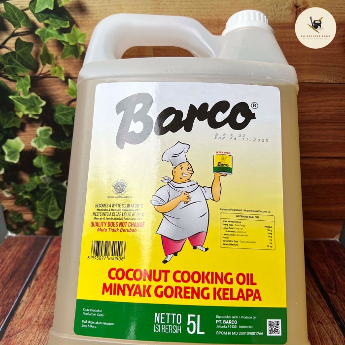 Jual Barco Minyak Goreng Kelapa / Coconut Oil - 5 Liter [SAMEDAY ...