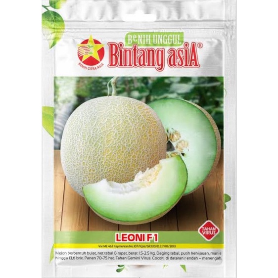 Jual Benih Melon LEONI F1 0.5 Gram Cap Bintang Asia PT Benih Citra Asia ...