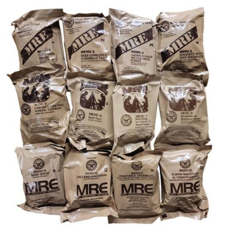 Jual GT543DE34 MRE ( Meal Ready to Eat ) Ransum Tentara Amerika Menu 1 ...