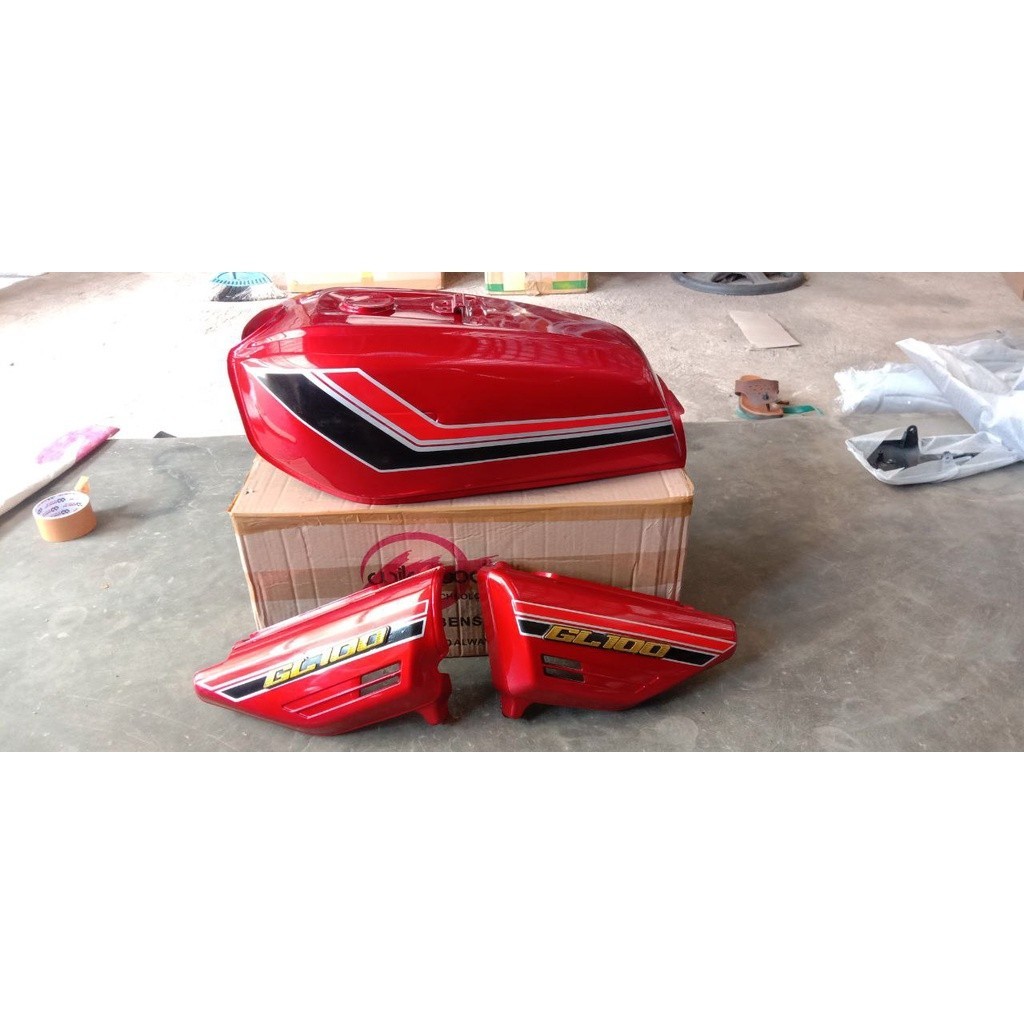 Jual TANGKI TENGKI TANKI GL100 GL 100 IMPORT SET BOK AKI STRIPING ...