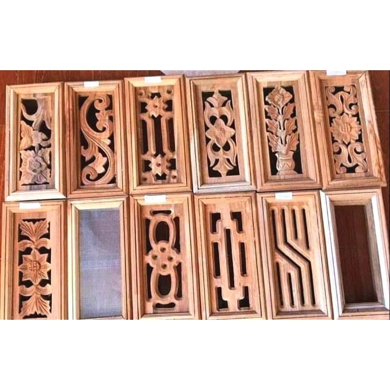 Jual Loster Kayu Fentilasi Udara Angin Angin Rumah Hiasan Jendela ...