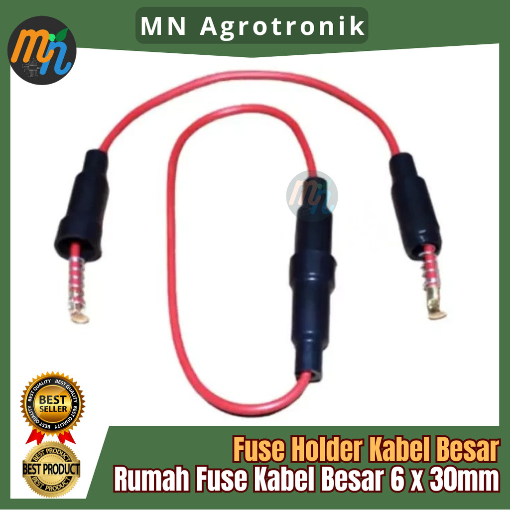 Jual Fuse Holder Kabel Besar / Rumah Fuse Kabel Besar 6 x 30mm | Shopee ...
