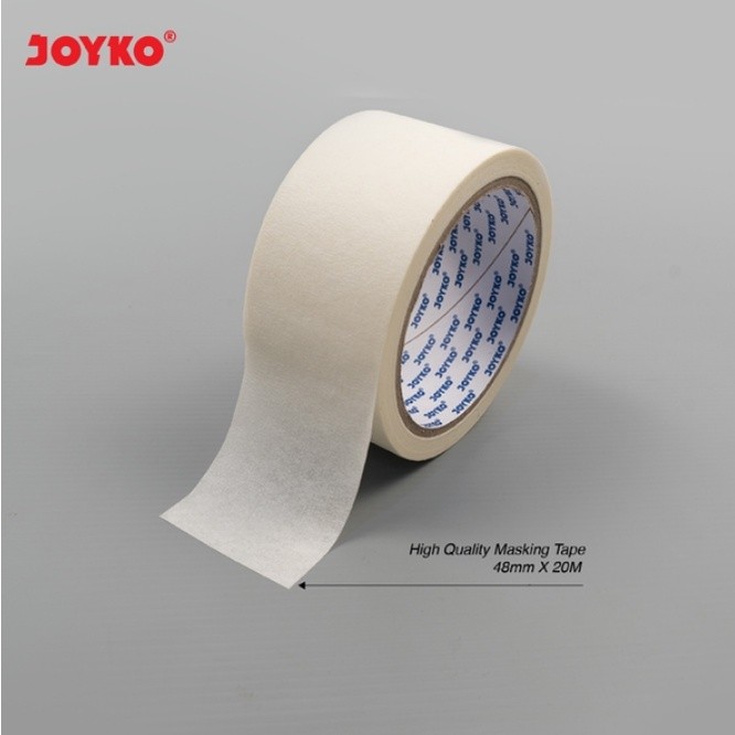 Jual MASKING TAPE JOYKO 48 MM x 20 METER LAKBAN KERTAS SELOTIP ISOLASI ...