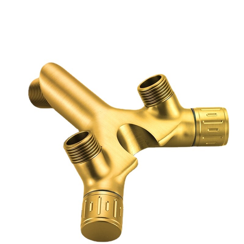Jual KKTNSG Bidet for Toilet Shower Wc V-shape Brass Bidet Faucet Set ...