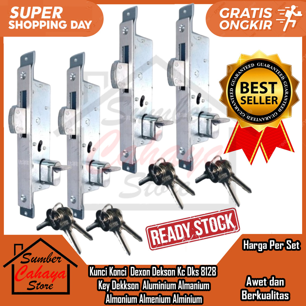 Jual Dekkson Kunci Dekson Kc 8128 Swing Al Konci Pintu Geser Aluminium ...