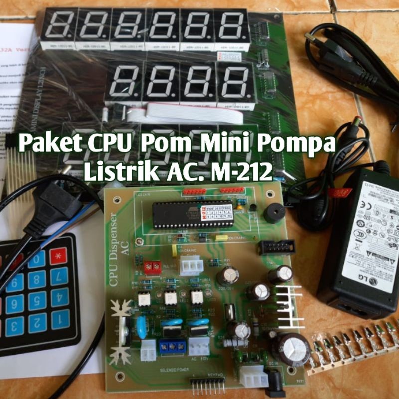 Jual Paket CPU Pertamini Pom Mini Pompa Listrik AC Digital | Shopee Indonesia