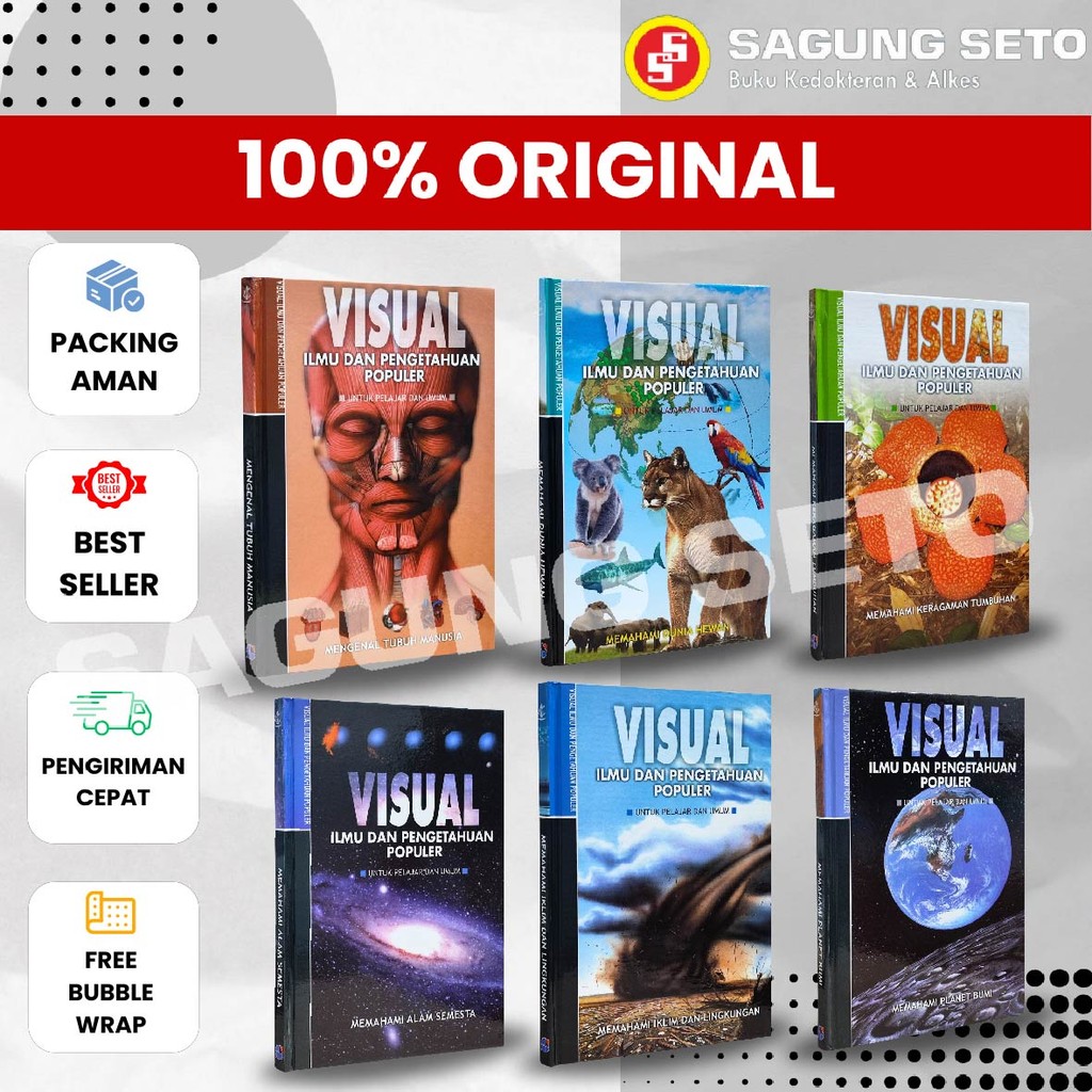 Jual BUKU VISUAL ILMU DAN PENGETAHUAN POPULER PLUS VCD | Shopee Indonesia