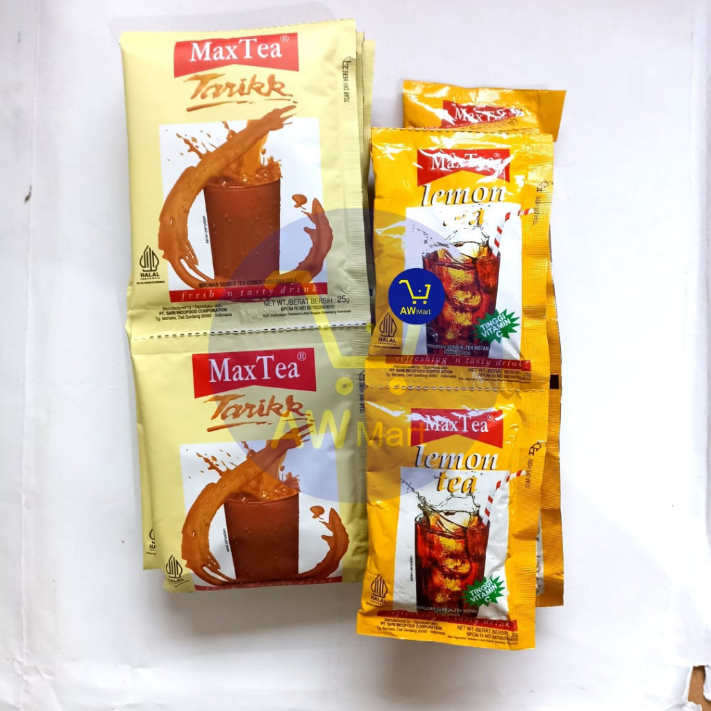 Jual TEH TARIK MAXTEA DAN TEH LEMON TEA RENCENG ( ISI 10 SACHET X ...
