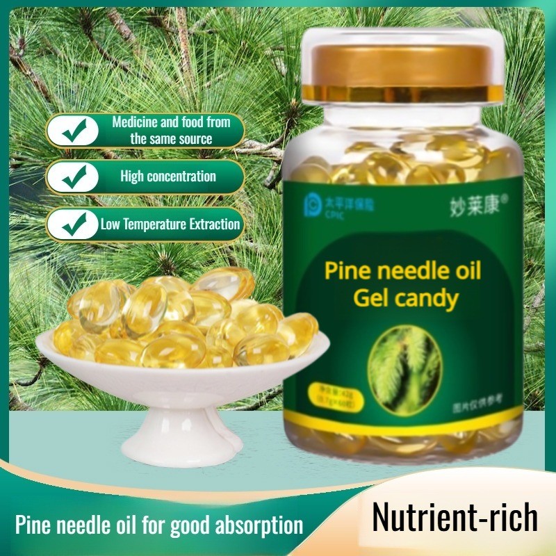 Jual ⭐Keajaiban Alami! Permen Gel Minyak Jarum Pinus Ekstrak/30 Vitamin ...