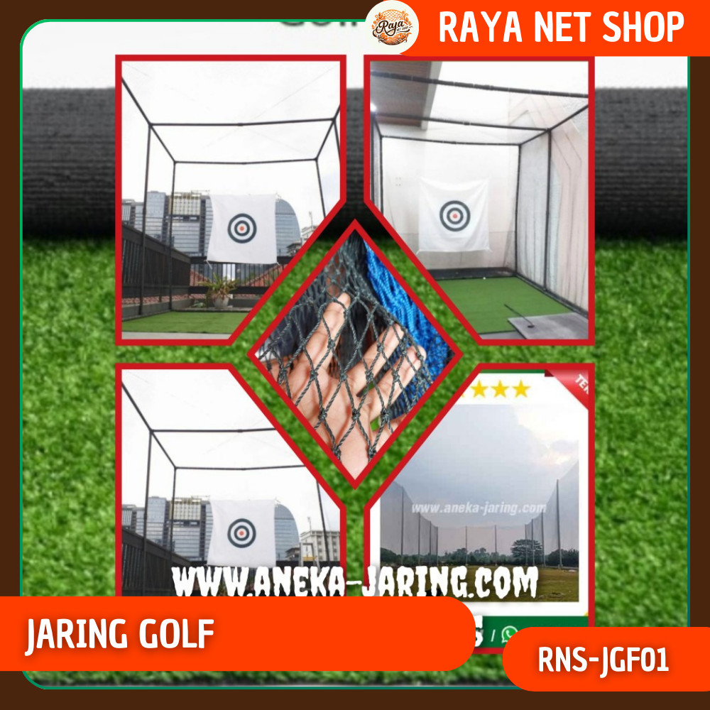 Jual Jaring Golf Driving 3x3x3 Latihan Golf Nett Cage Uv Stabil Kuat ...