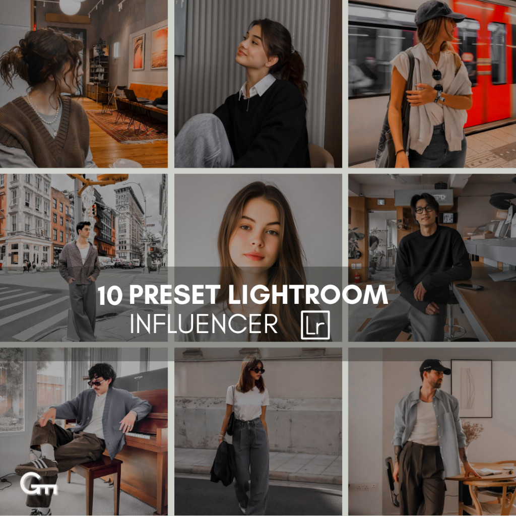 Jual Paket 10 Preset Lightroom Influencer - Filter Aesthetic untuk Android & iOS | Shopee Indonesia