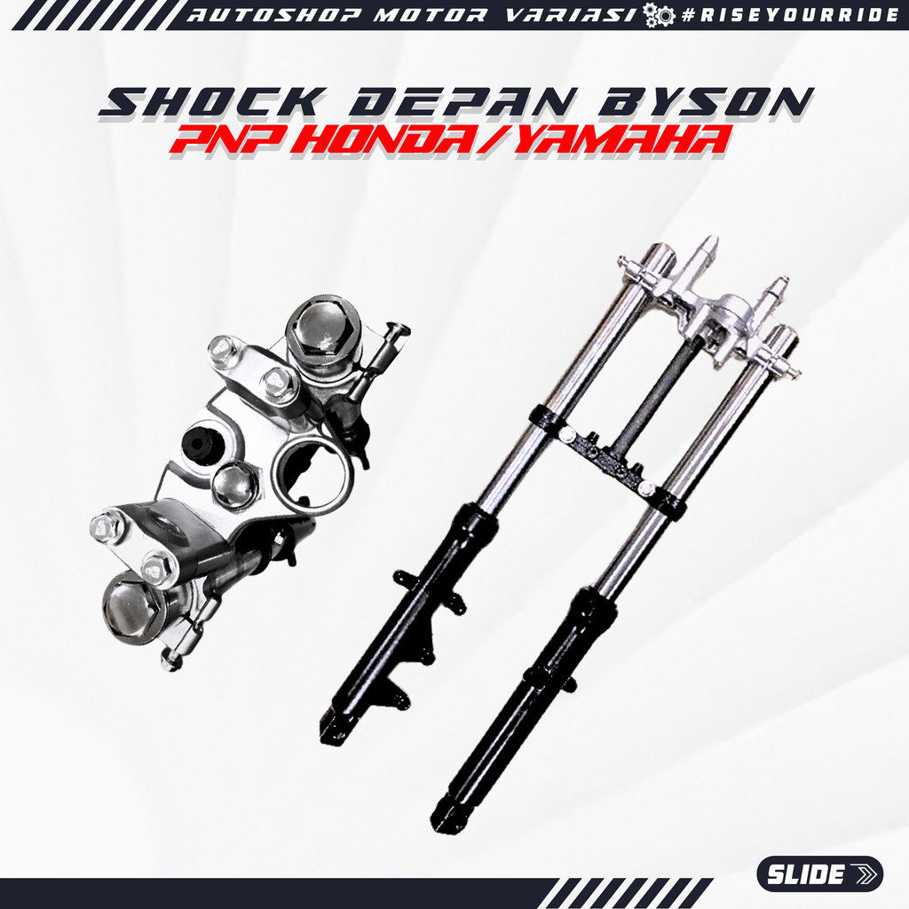 Jual Shock Depan BYSON PNP HONDA Skok Depan Teleskopik CB GL MEGAPRO ...