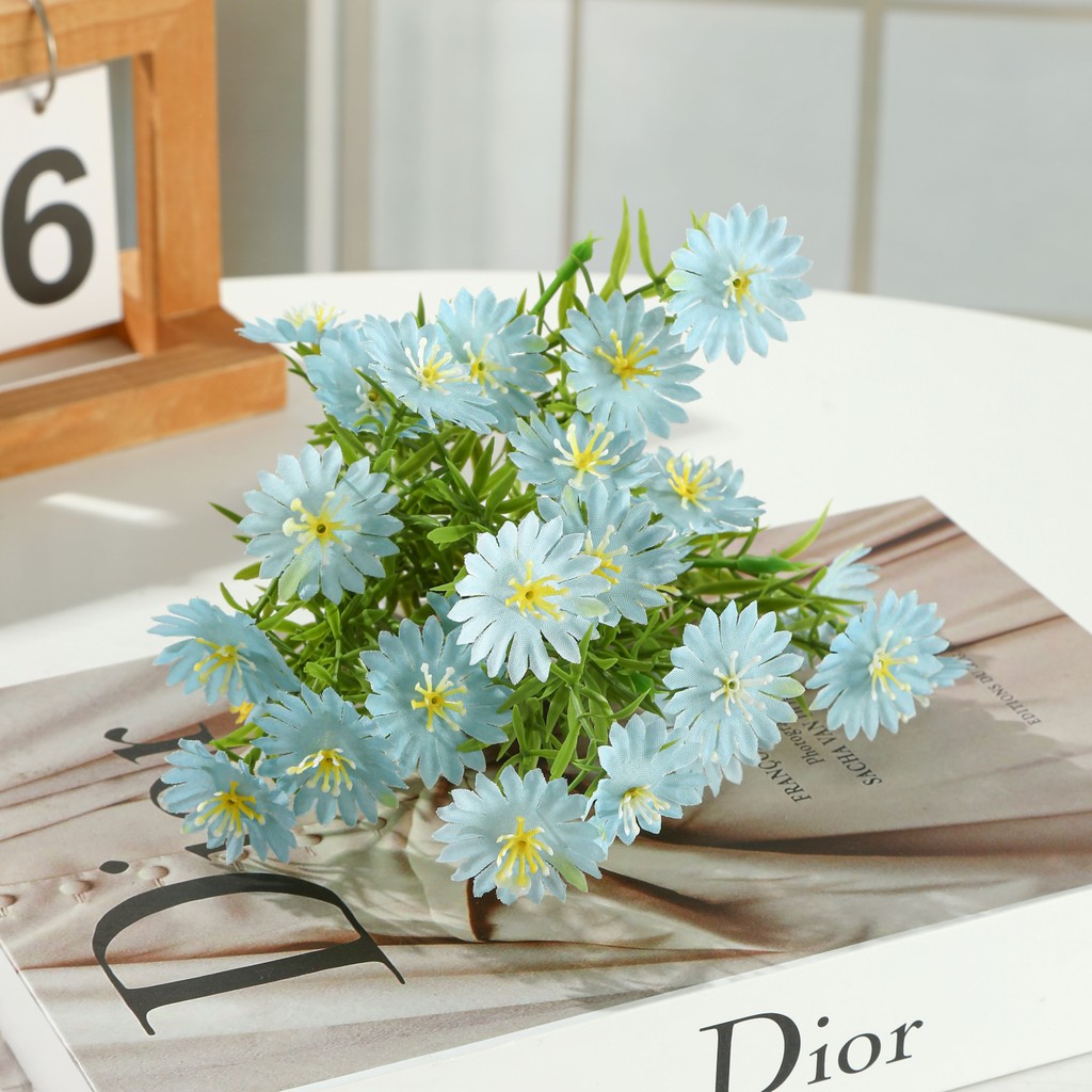 Jual Bunga daisy palsu bunga tiruan untuk hiasan ruang tamu bunga ...