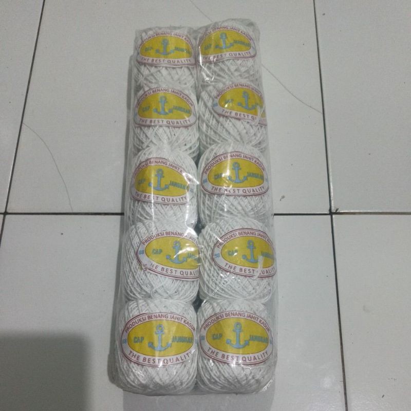 Jual BENANG KASUR / benang pelintir CAP JANGKAR ISI 10PCH( 1SLOP ...