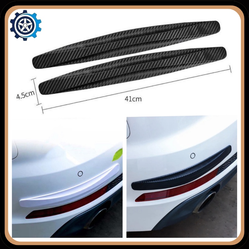 Jual 2pcs Pelindung Bumper Carbon Pelindung Body Mobil Bumper Guard ...