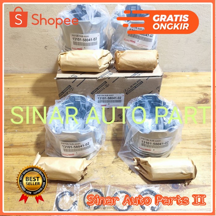 Jual SAP2 PISTON ASSY SET PISTON SEHER BAJA ALFIN DYNA RINO 14B ...