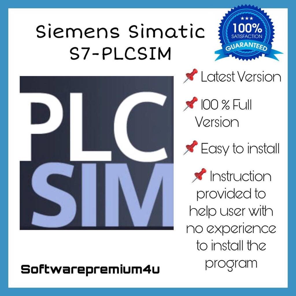 Jual Siemens Simatic S7-PLCSIM V17 | V16 | V15.1 【Latest】 | Shopee ...