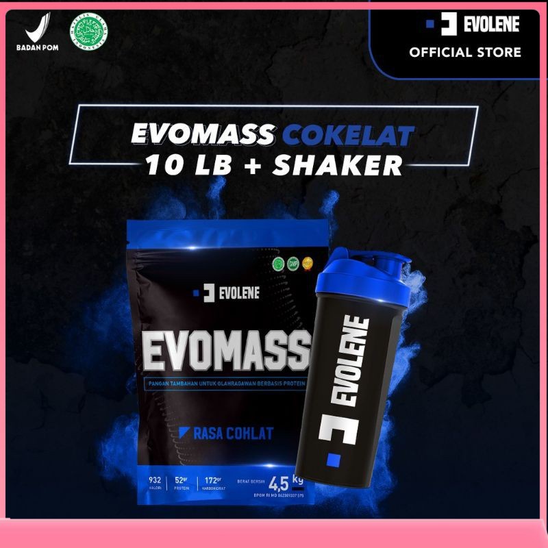 Jual EVO MASS GAINER EVOMASS 10 LBS EVOLENE BPOM HALAL GAIN SUSU ...