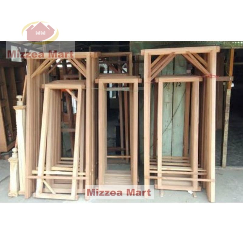 Jual MizzeaMart KUSEN KAYU MERANTI / KUSEN PINTU / KUSEN / GAWANGAN ...