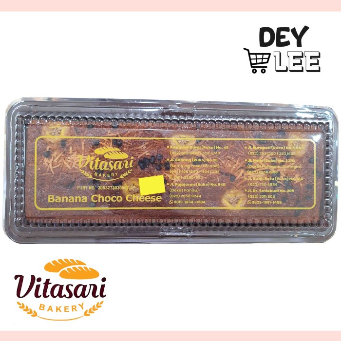 Jual VITASARI Banana Choco Cheese Cake Panjang Bandung | Shopee Indonesia