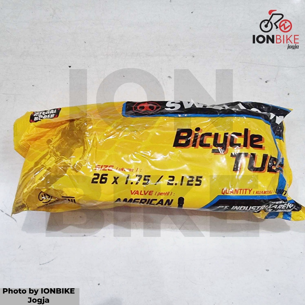 Jual Ban Dalam Sepeda Swallow 26 x 1.75 2.125 AV 26x1.75-2.125 1.95 1.90 2.10 Pentil Motor MTB ...
