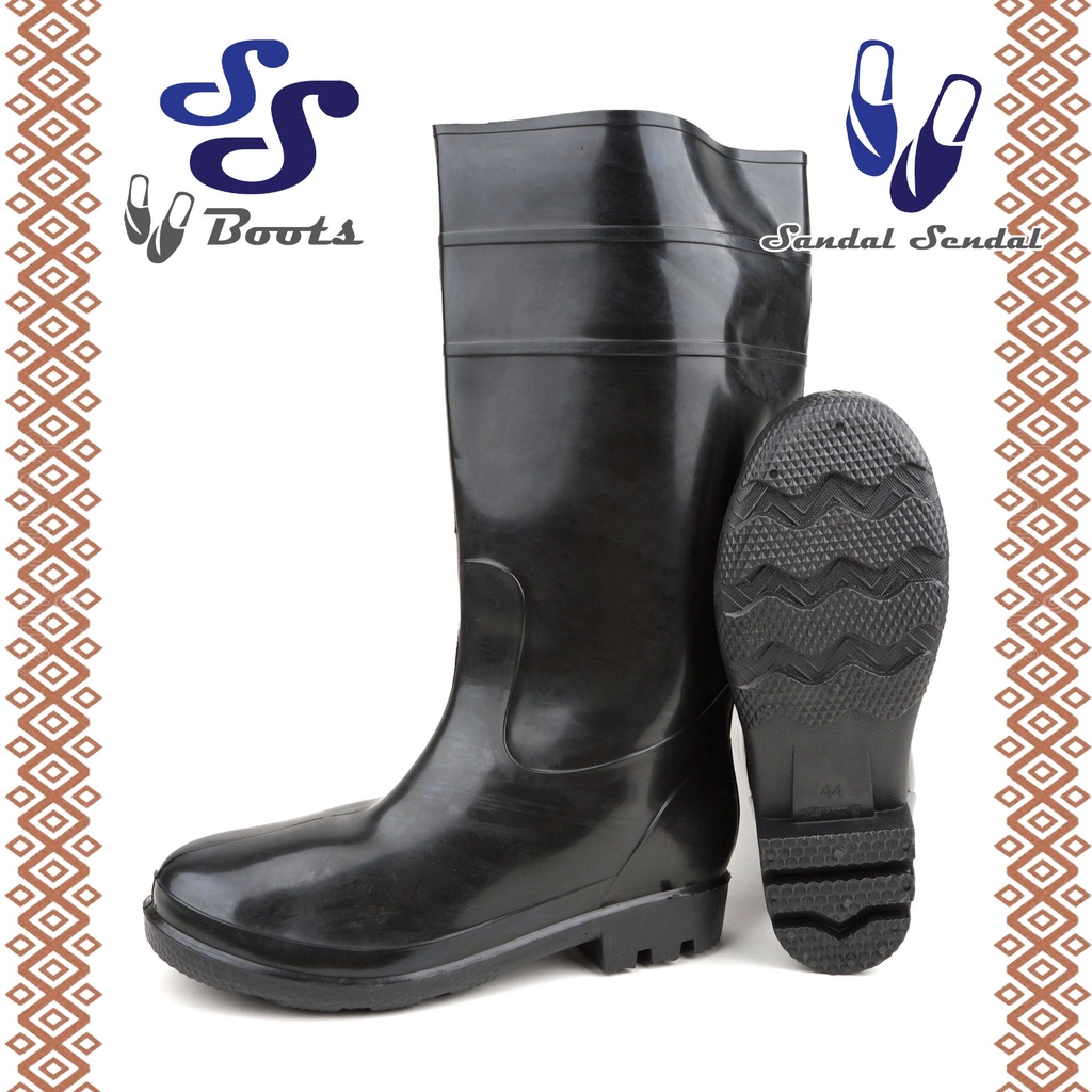 Jual Sepatu Boot Tinggi Bravo Hoyaho Hitam SS Boots - Bot Boots Tinggi ...