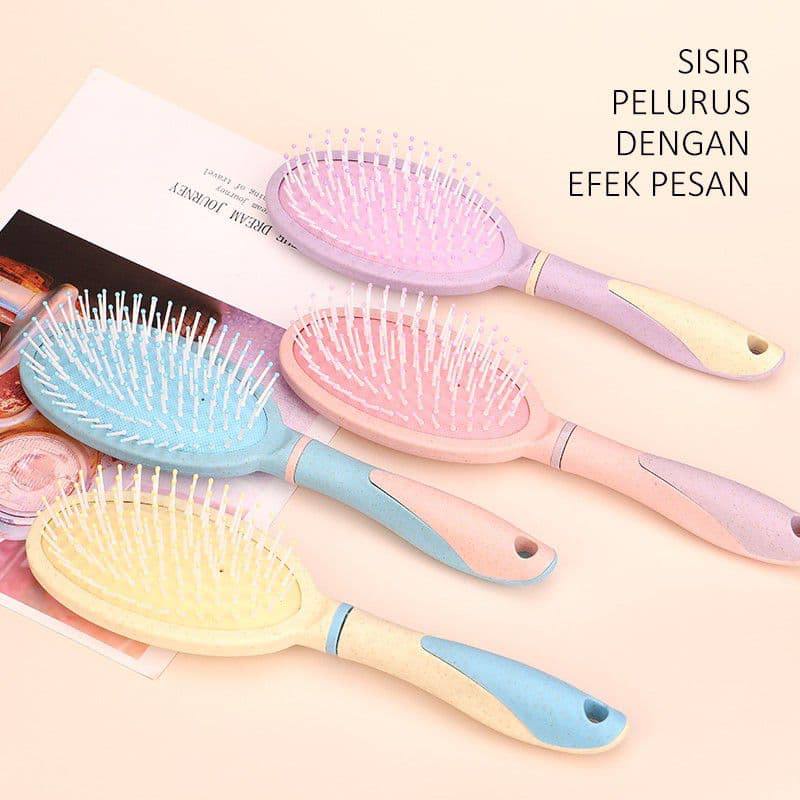 Jual SISIR PIJAT SISIR RAMBUT ANTI KUSUT TERMURAH HAIR COMB SISIR 2 ...