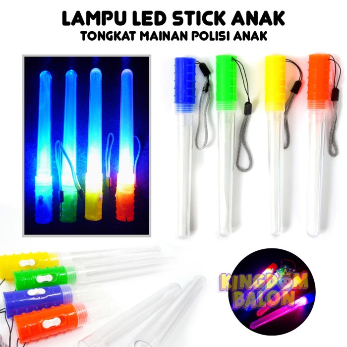 Jual Stick Lampu Lightstick / Stick Led Polisi Anak / Stick Party Led ...