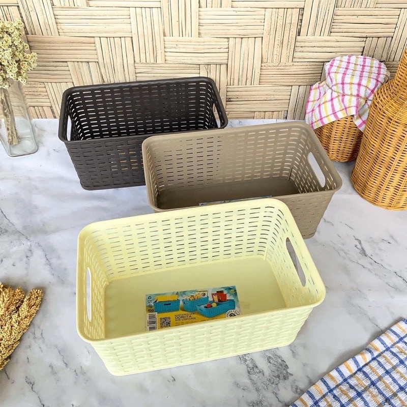 Jual Keranjang Serbaguna Storage Box Serbaguna Anyam Anyaman Manhattan ...