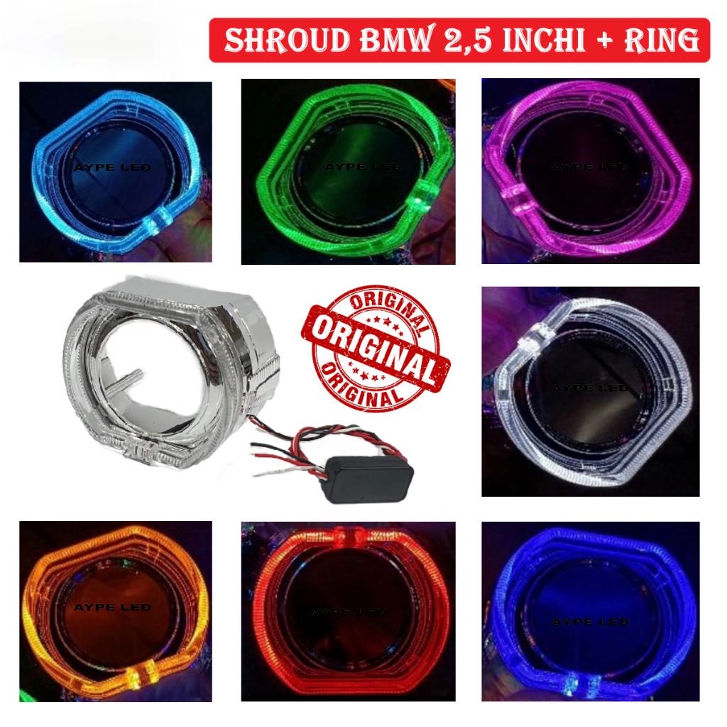Jual SHROUD Biled PROJECTOR PROJIE HID AES | SHROUD PROJIE BMW 2,5 INCH ...