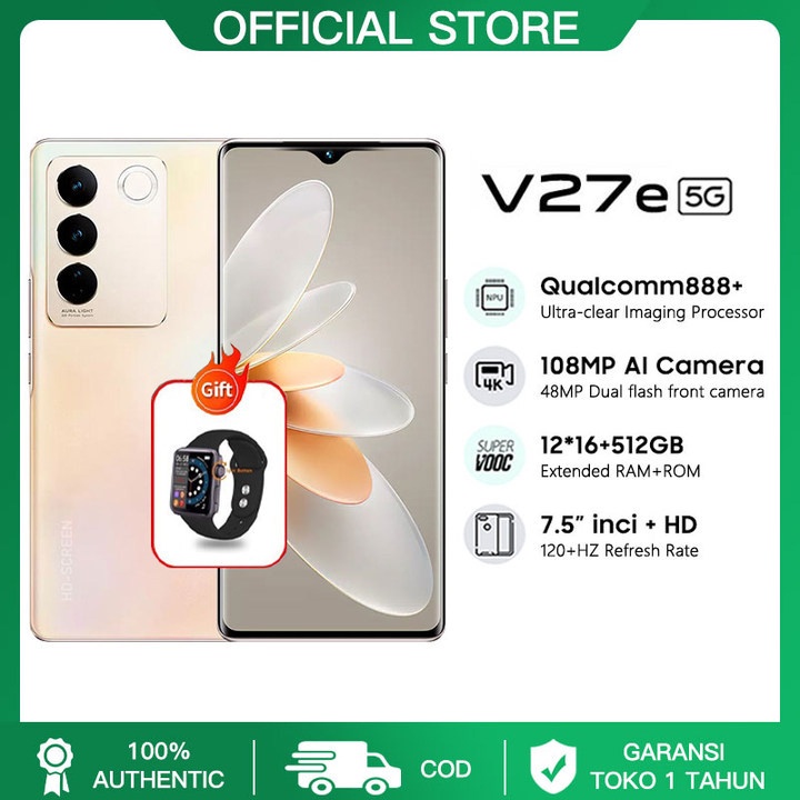 Jual ( Bisa COD ) Handphone V27e hp murah Android cuci gudang Gaming ...